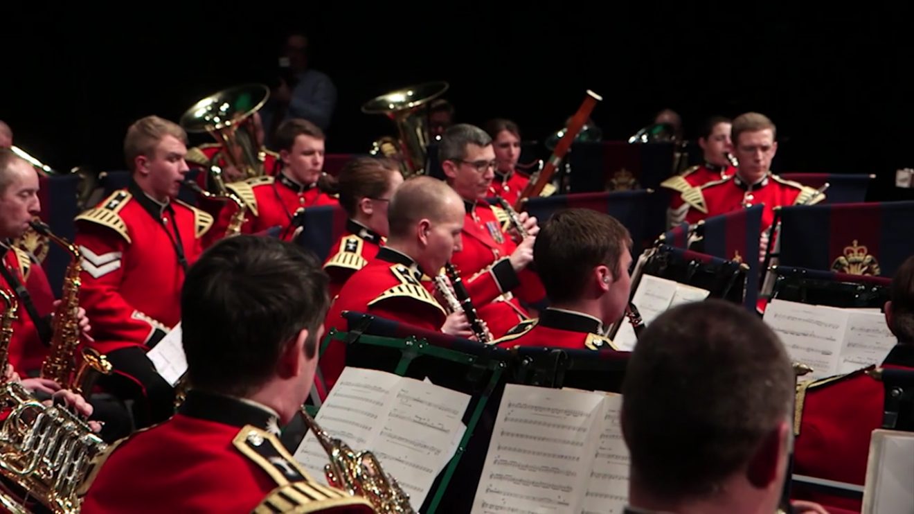 Local students perform with Welsh Guards - Herald.Wales