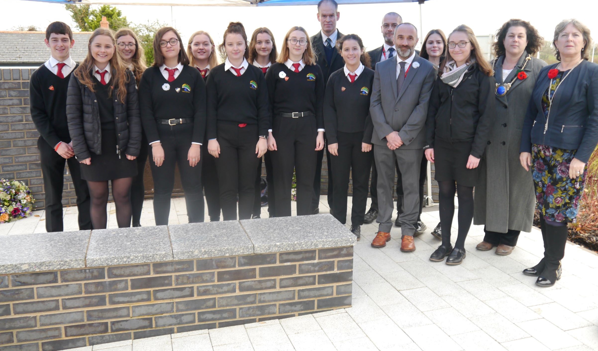 Ysgol Bro Teifi Memorial Garden opened - Herald.Wales