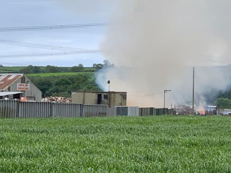 Carew: Fire crews dispatched to industrial estate blaze - Herald.Wales
