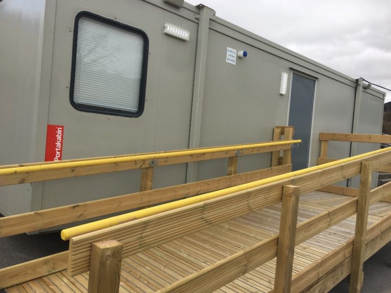 Care home visiting pod opens - Herald.Wales