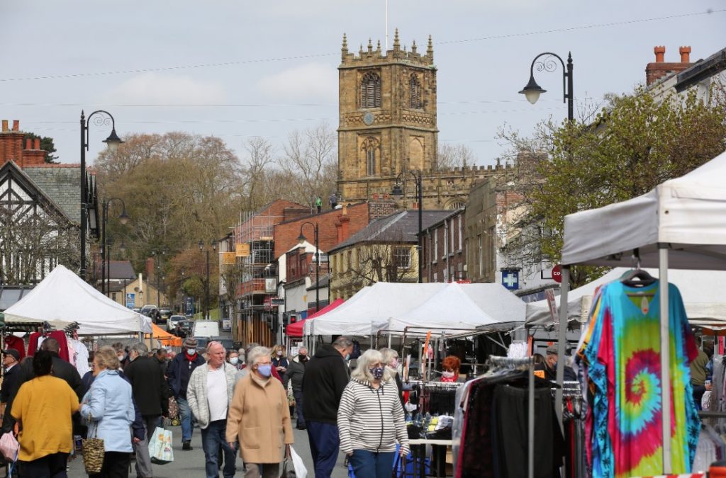 Flintshire’s market traders on the up as the end of the pandemic comes ...