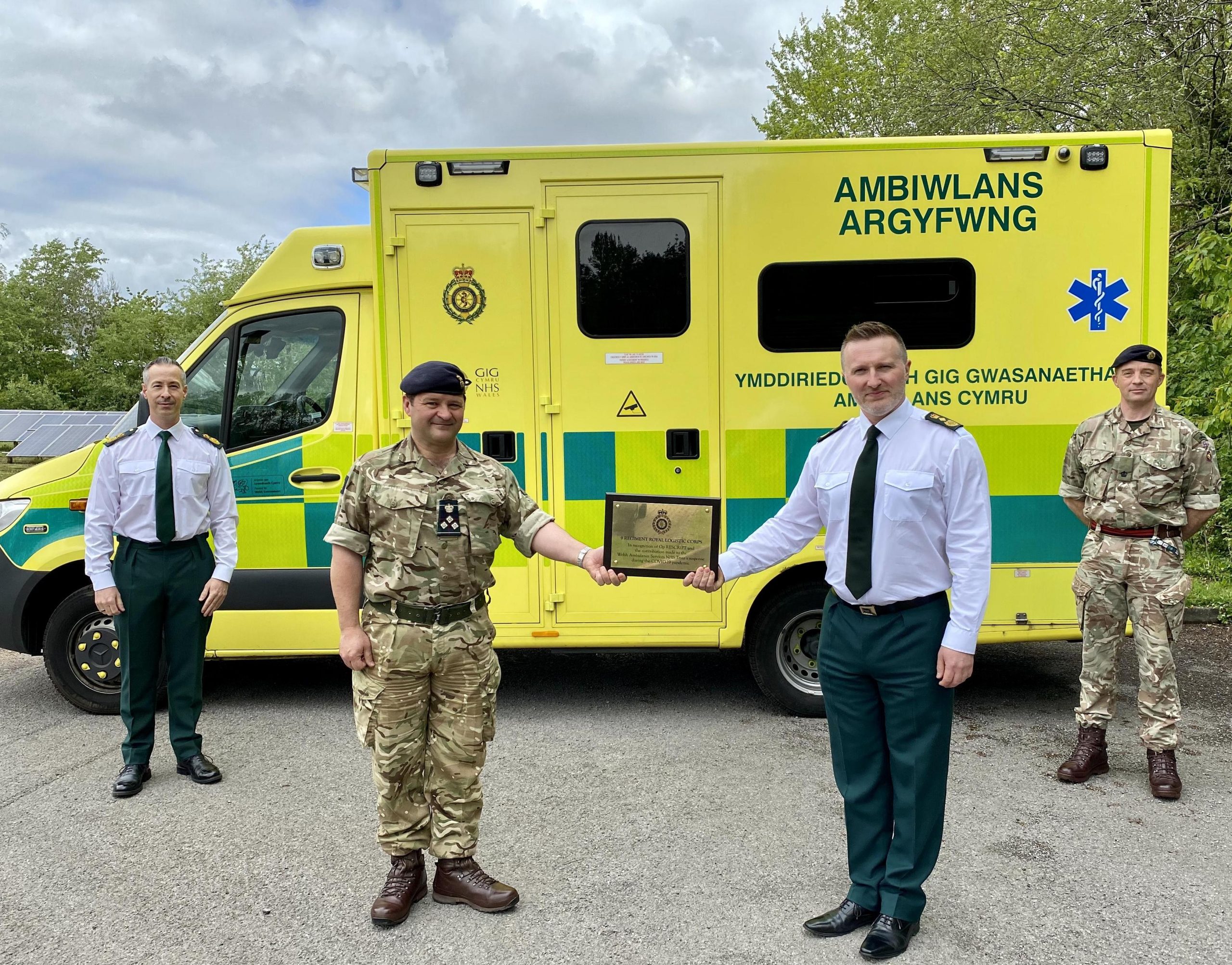 Welsh Ambulance Service commends military’s contribution to Covid-19 ...