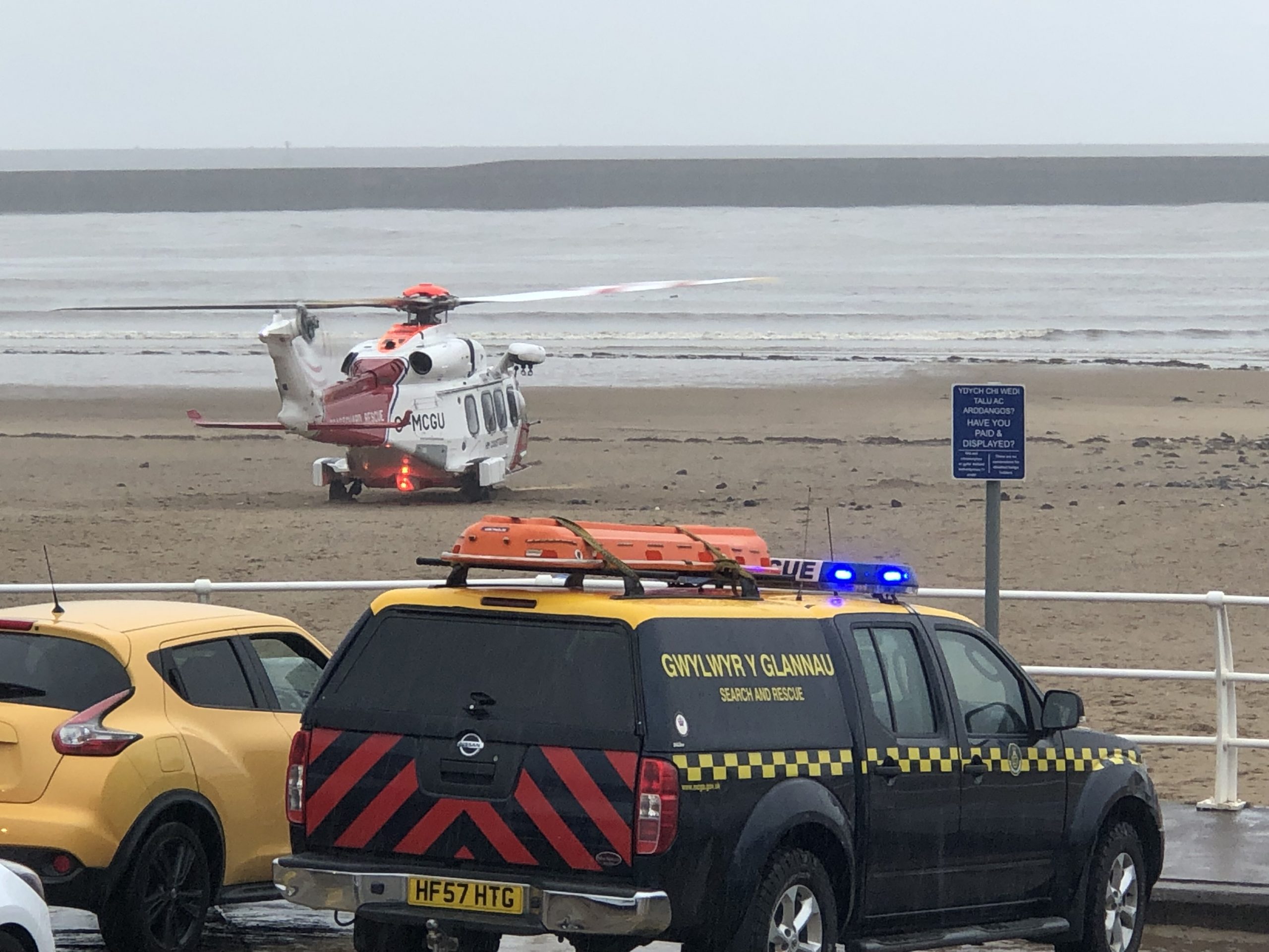 Fisherman rescued after falling off pier into sea - Herald.Wales