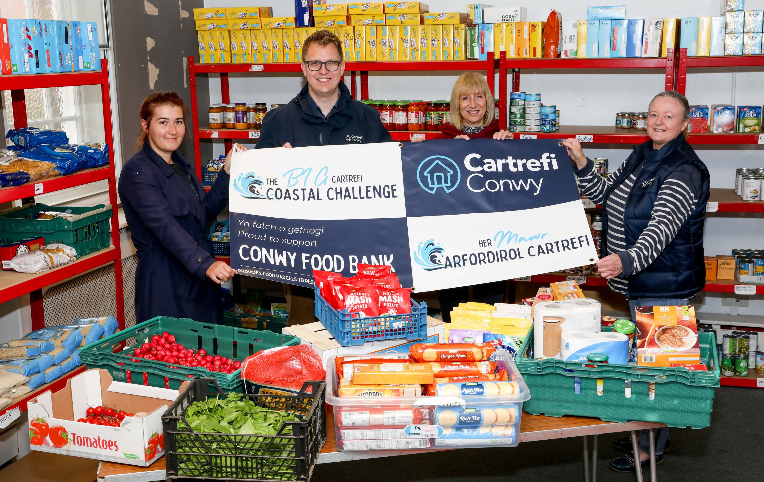 Kind staff take steps to help food bank meet soaring demand - Herald.Wales