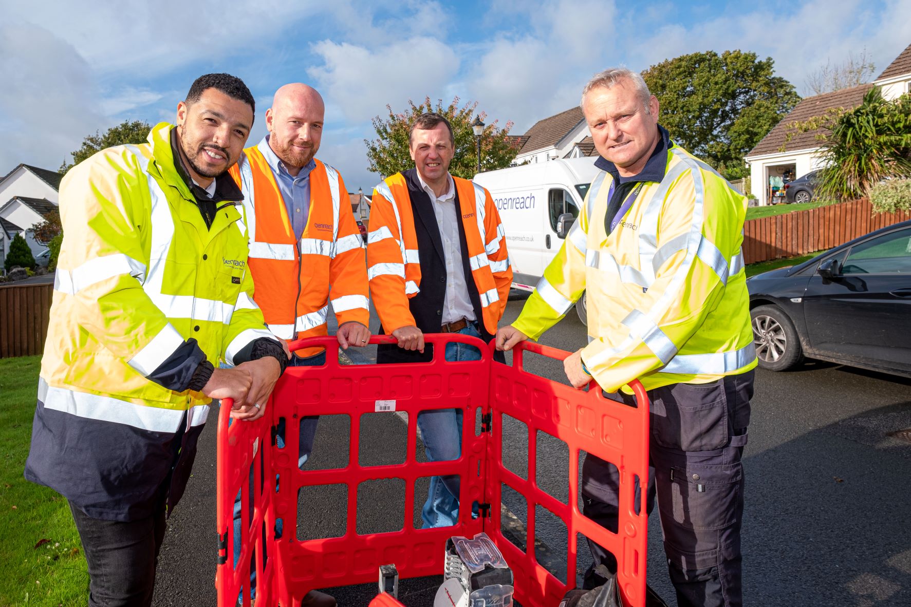 Jonathan Edwards MP gets up to speed with Full Fibre build in ...