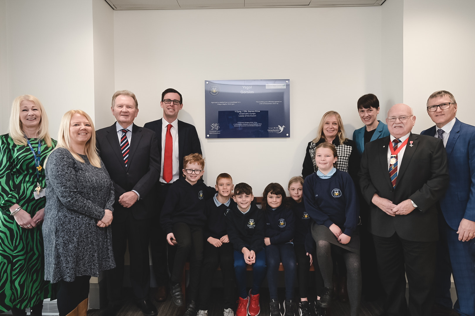 Ysgol Gorslas’ new building officially opened - Herald.Wales