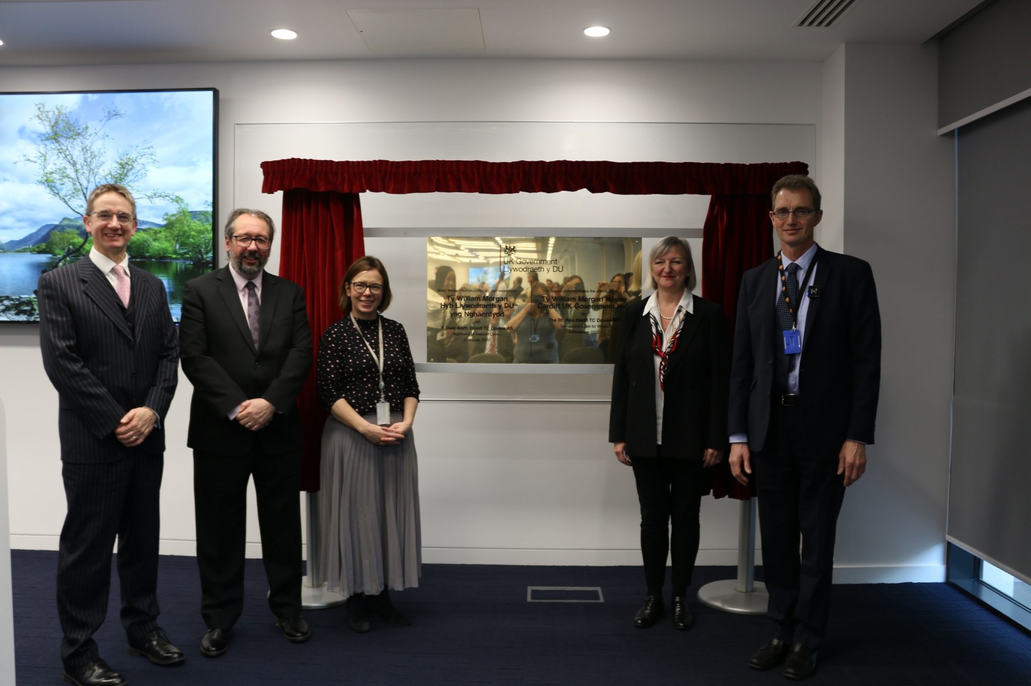 Tŷ William Morgan, the UK Government Cardiff hub has officially opened ...