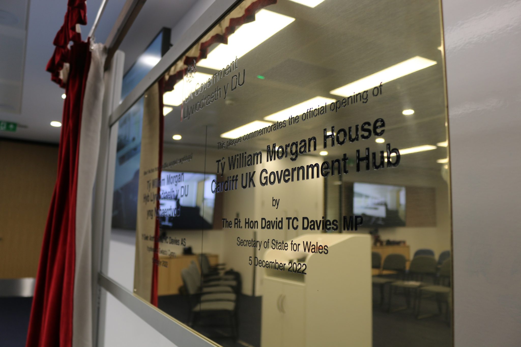 Tŷ William Morgan, the UK Government Cardiff hub has officially opened ...