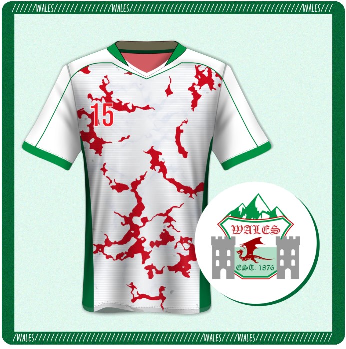 Artist Redesigns Welsh Football Kits to Celebrate the Country - Herald ...