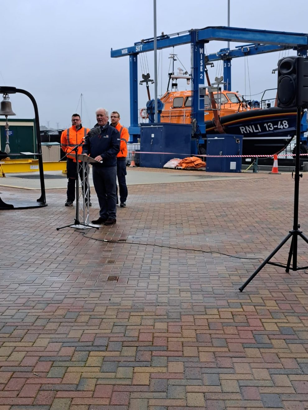 Bell ringing ceremony takes place for New Quay RNLI’s new lifeboat ...