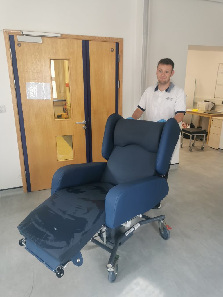 Withybush Hospital gets new £6,000 trauma chair thanks to Hywel Dda ...
