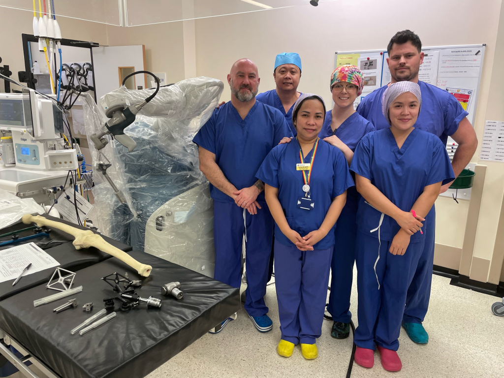Pioneering robot-enabled hip and knee surgery at Hywel Dda - Herald.Wales