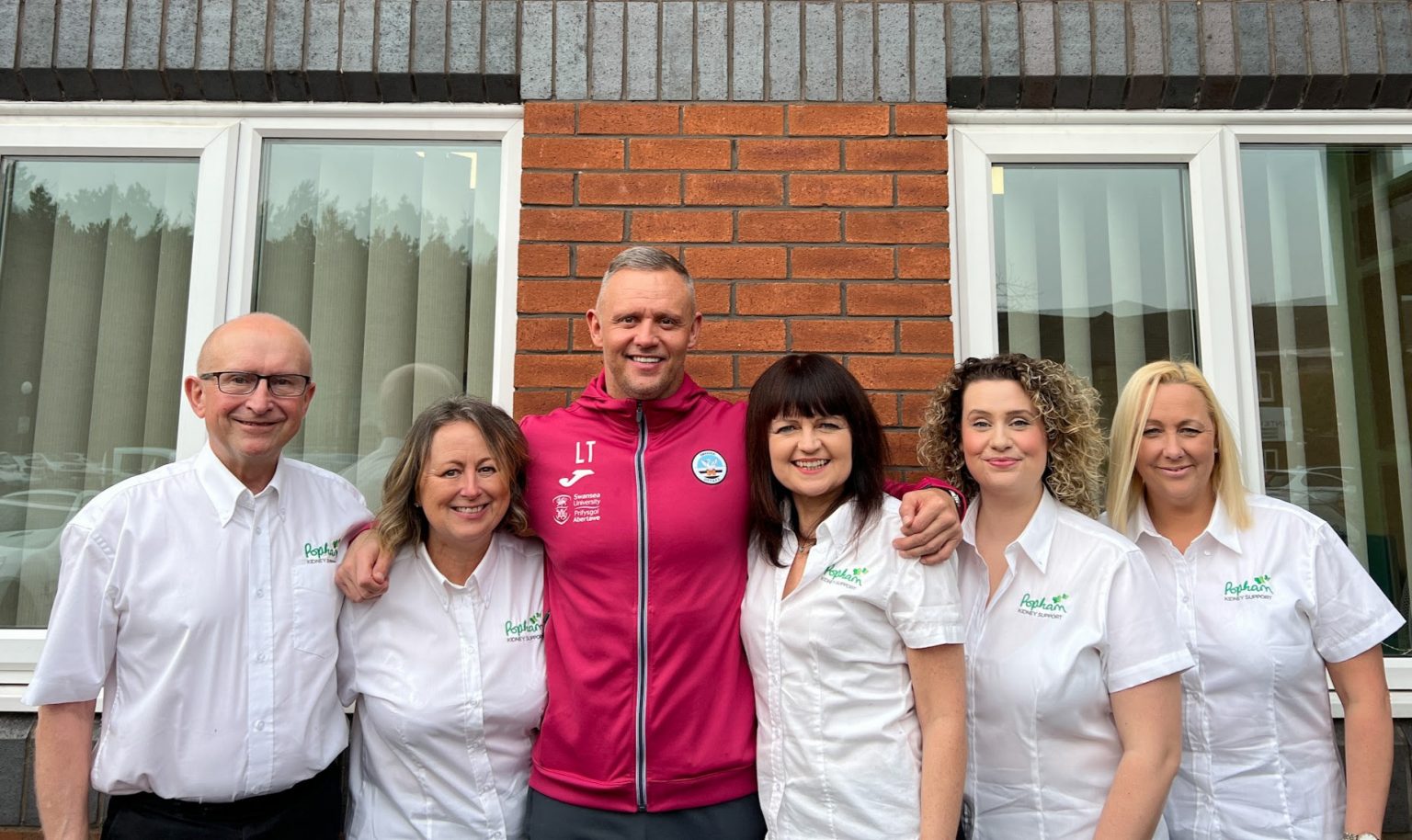Swansea City legend, Lee Trundle, unveiled as Popham Kidney Support ...