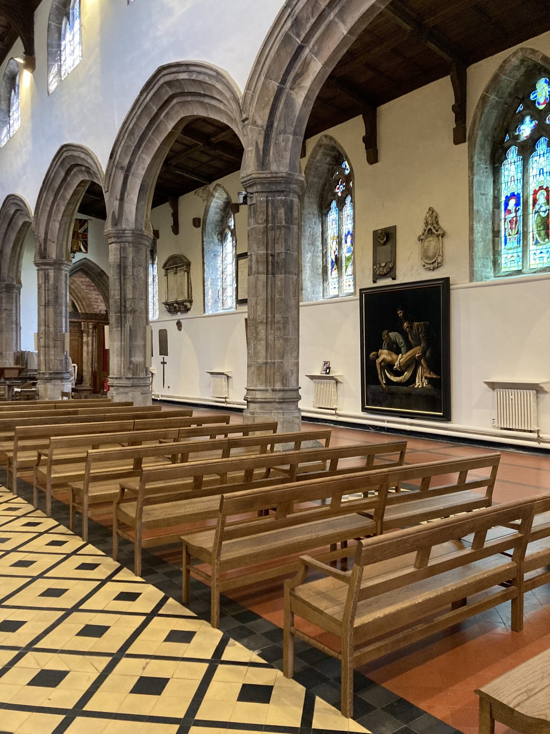'Positive response' as Bangor's Cathedral pews replaced with modern ...