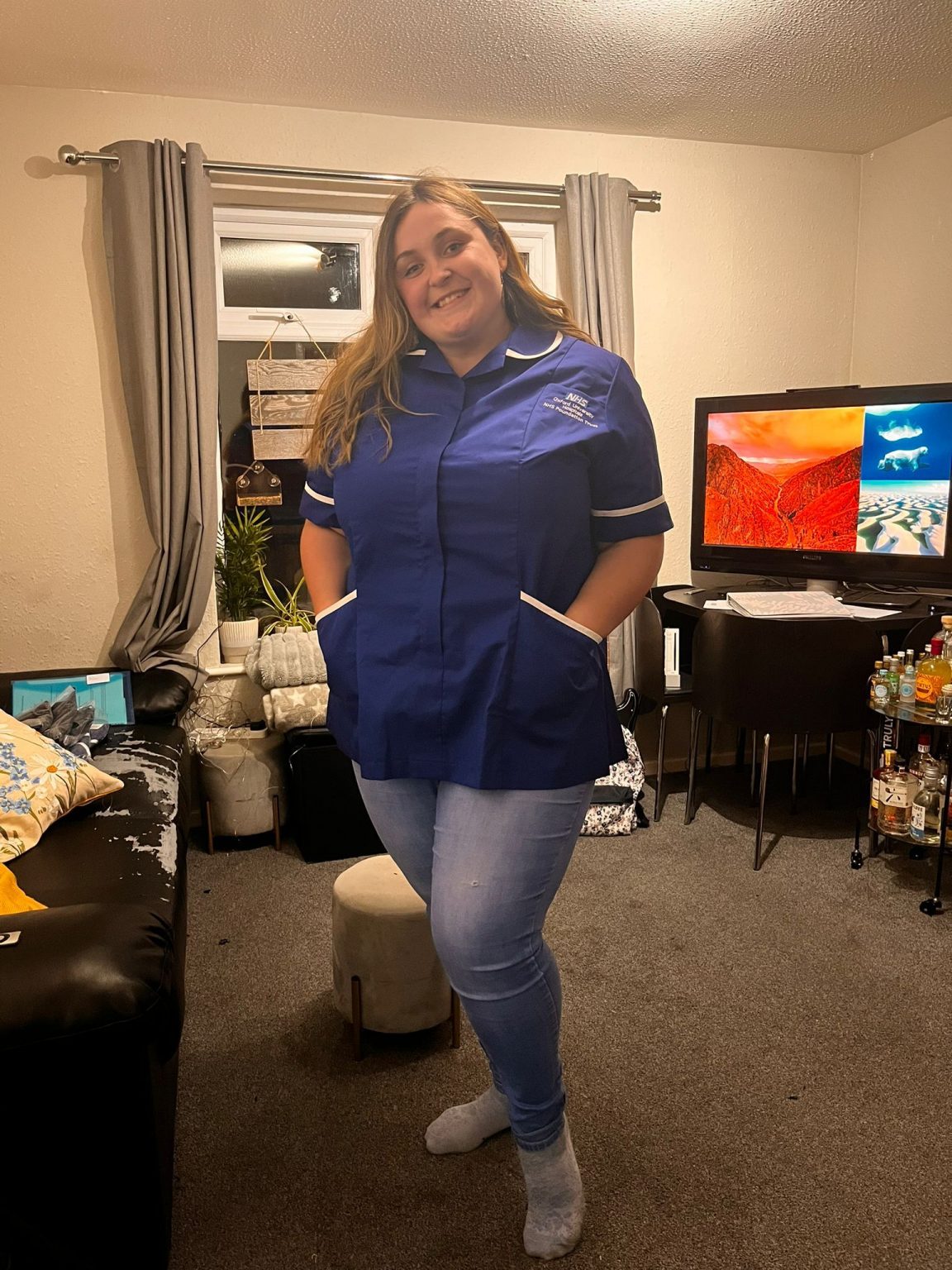 Beth Jenkins was almost twice the weight of the average baby and is now ...