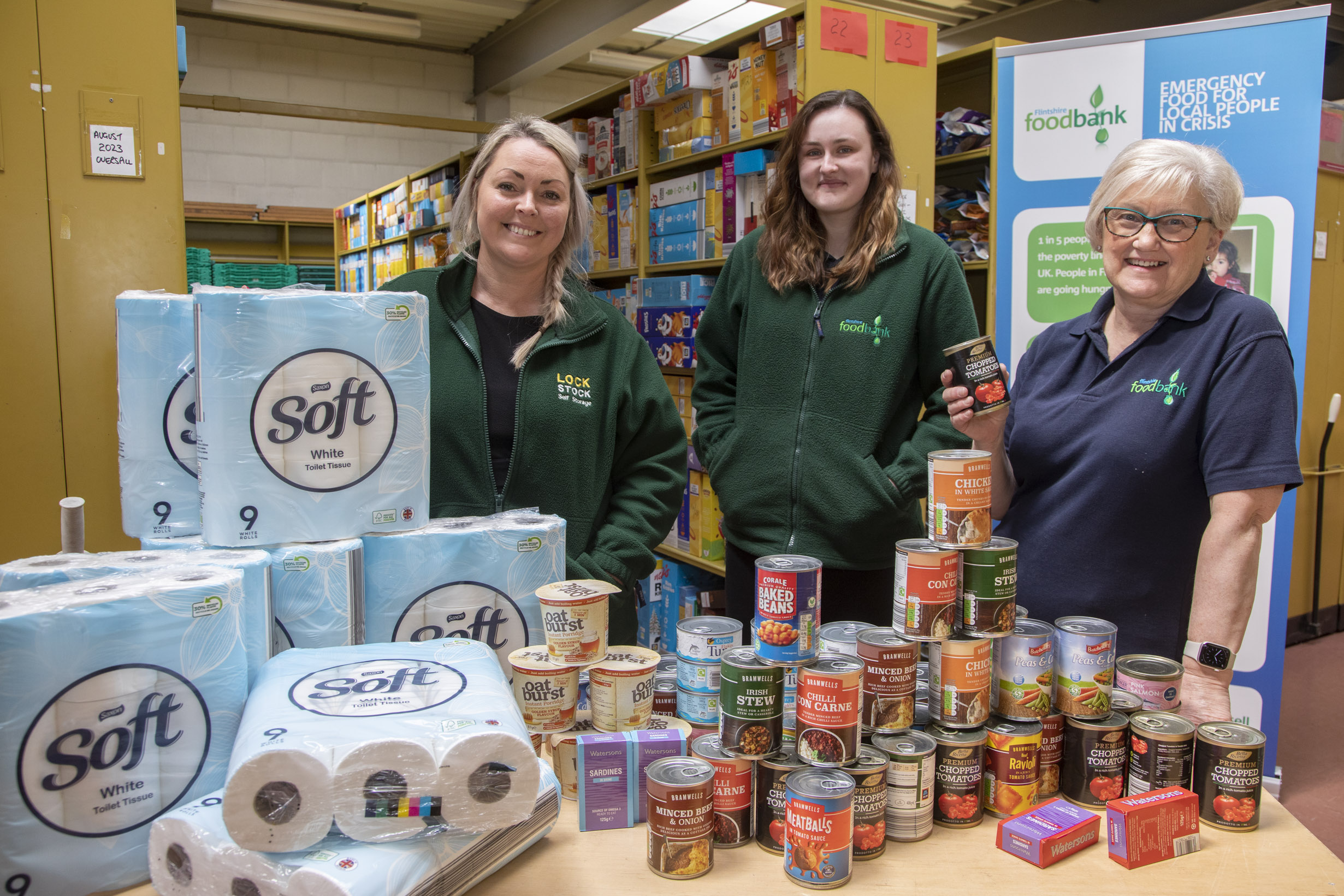Storage giant answers appeal from Flintshire Foodbank as demand soars ...