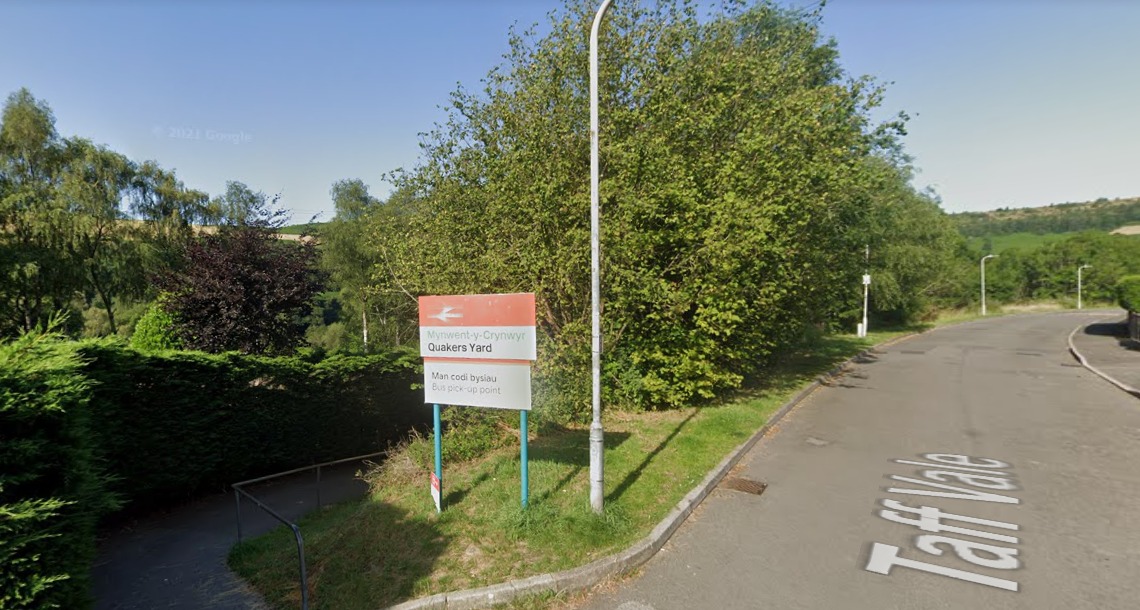 Plans to improve access to Quakers Yard railway station in Merthyr ...