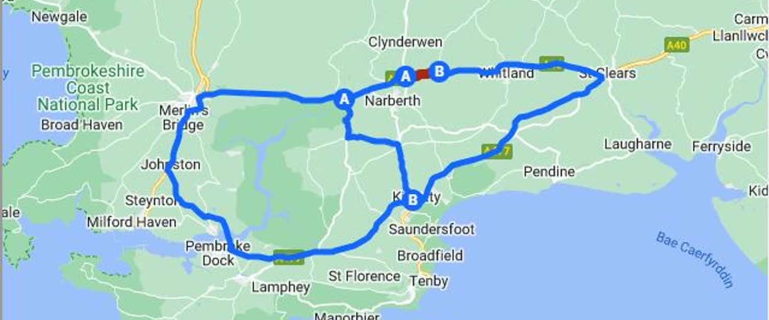 The A40 Trunk Road will be temporarily closed this weekend - Herald.Wales