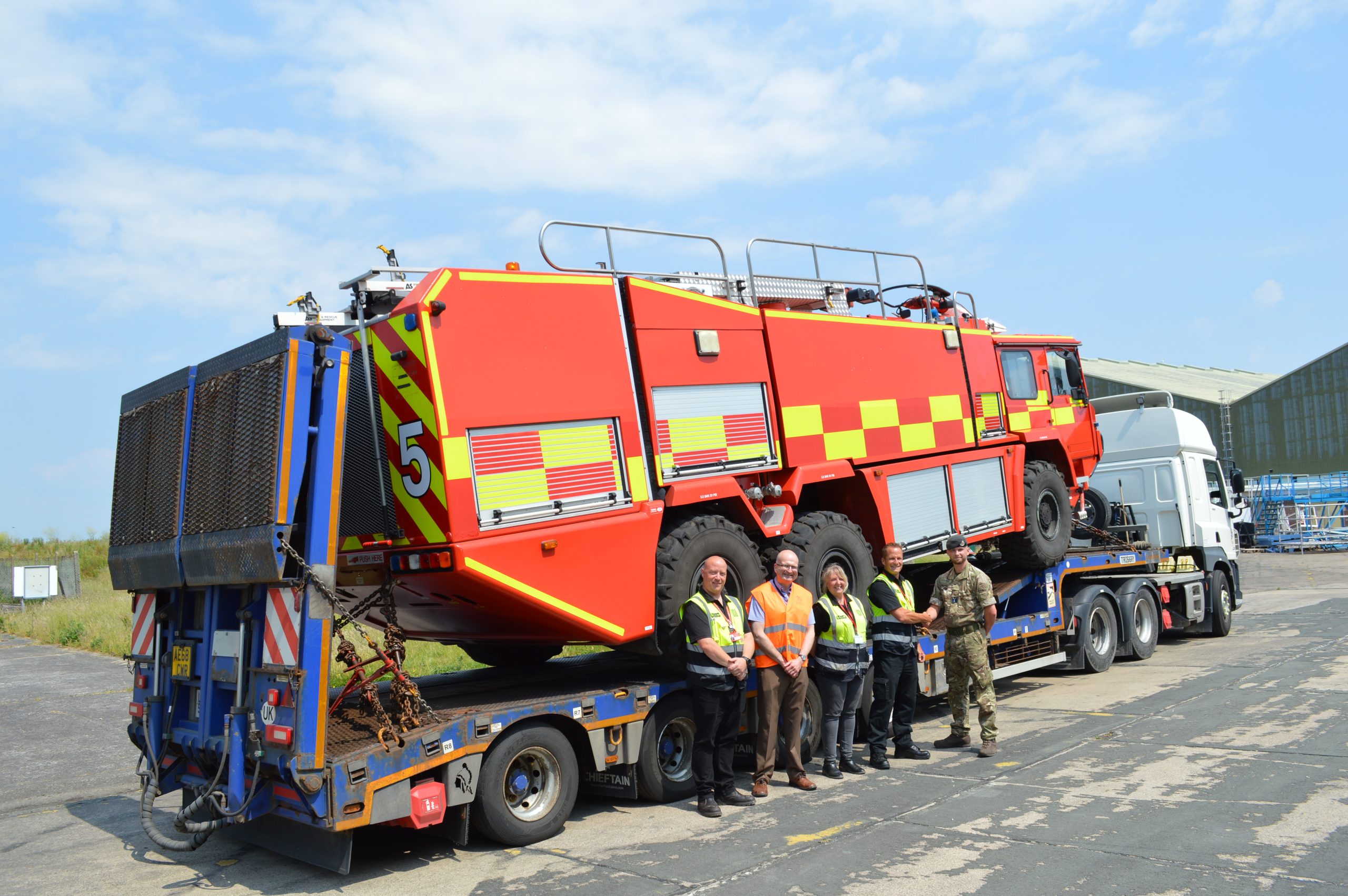 Welsh Government donates fire truck to Ukraine’s Kharkiv Airport ...