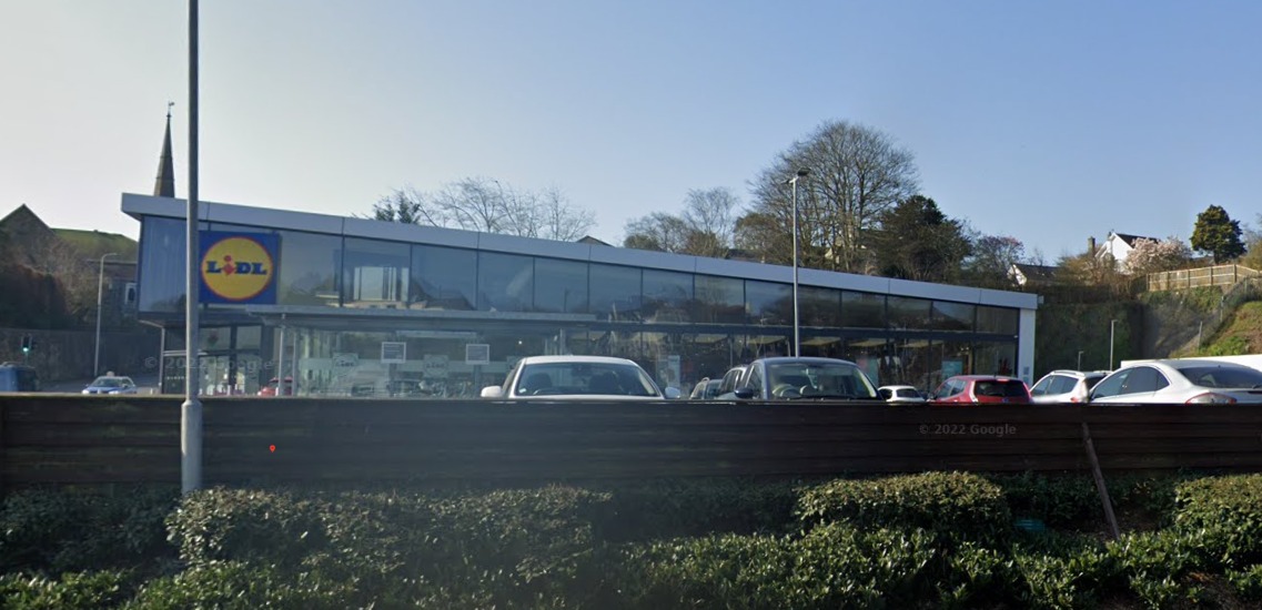 Retrospective works to secure cliff at Haverfordwest Lidl given backing ...