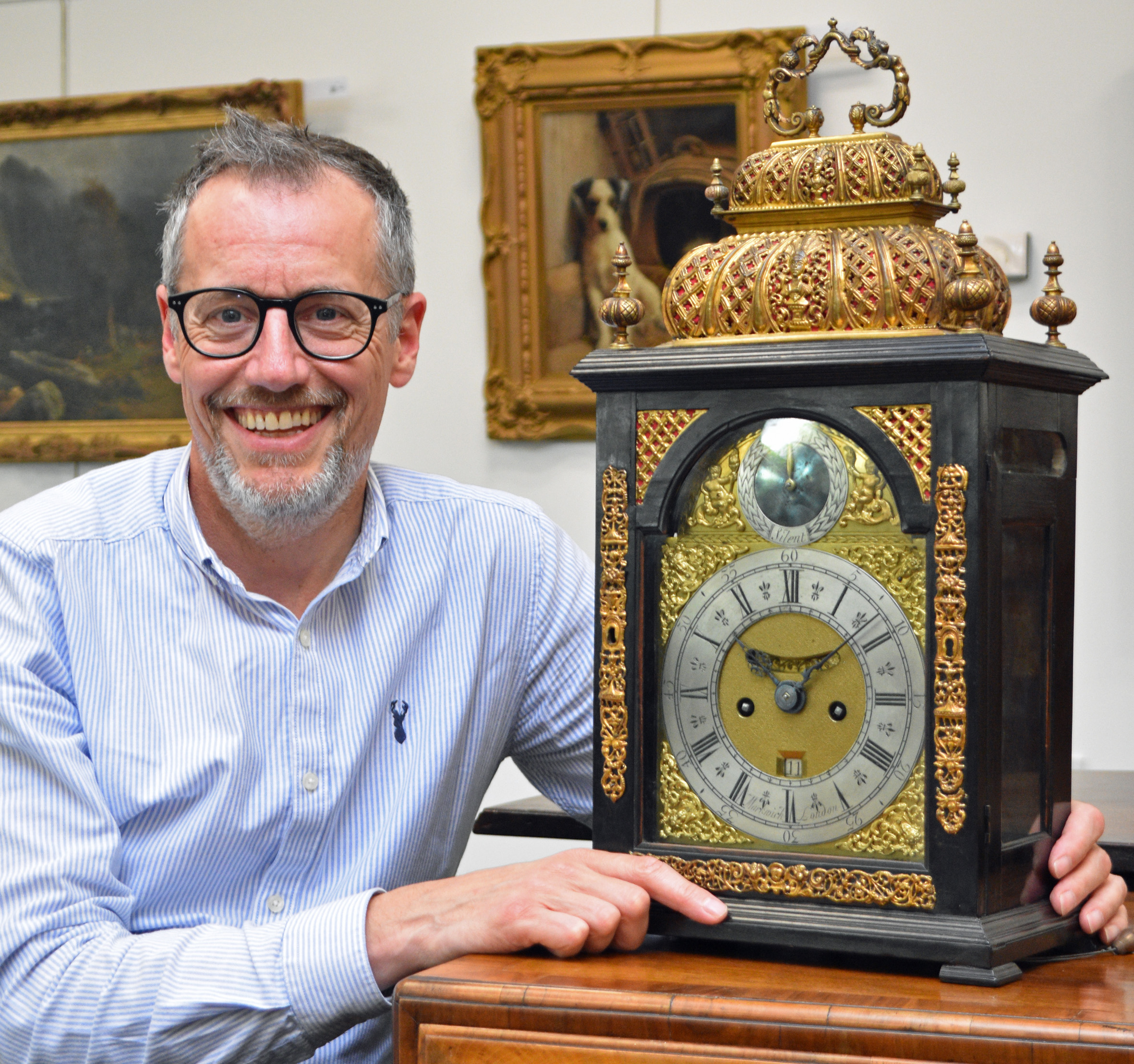 Longcase clock made in Mid Wales to be sold at Shrewsbury fine art ...