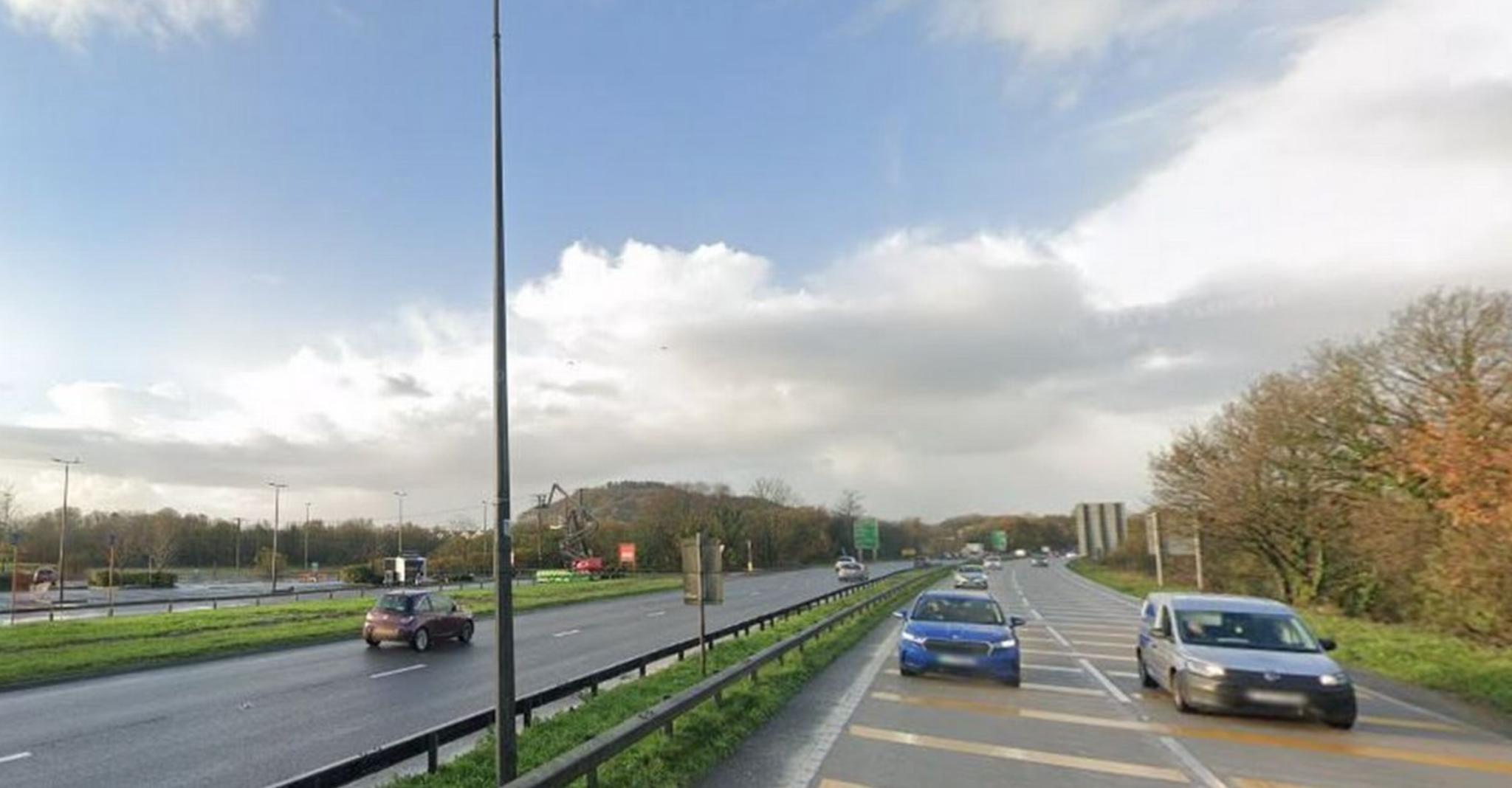 Traffic on the A40 in Carmarthenshire grinds to a halt following a two ...