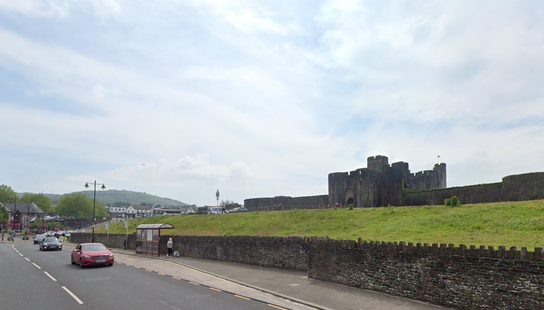 Latest Caerphilly Castle improvements include bigger bus stop and ...