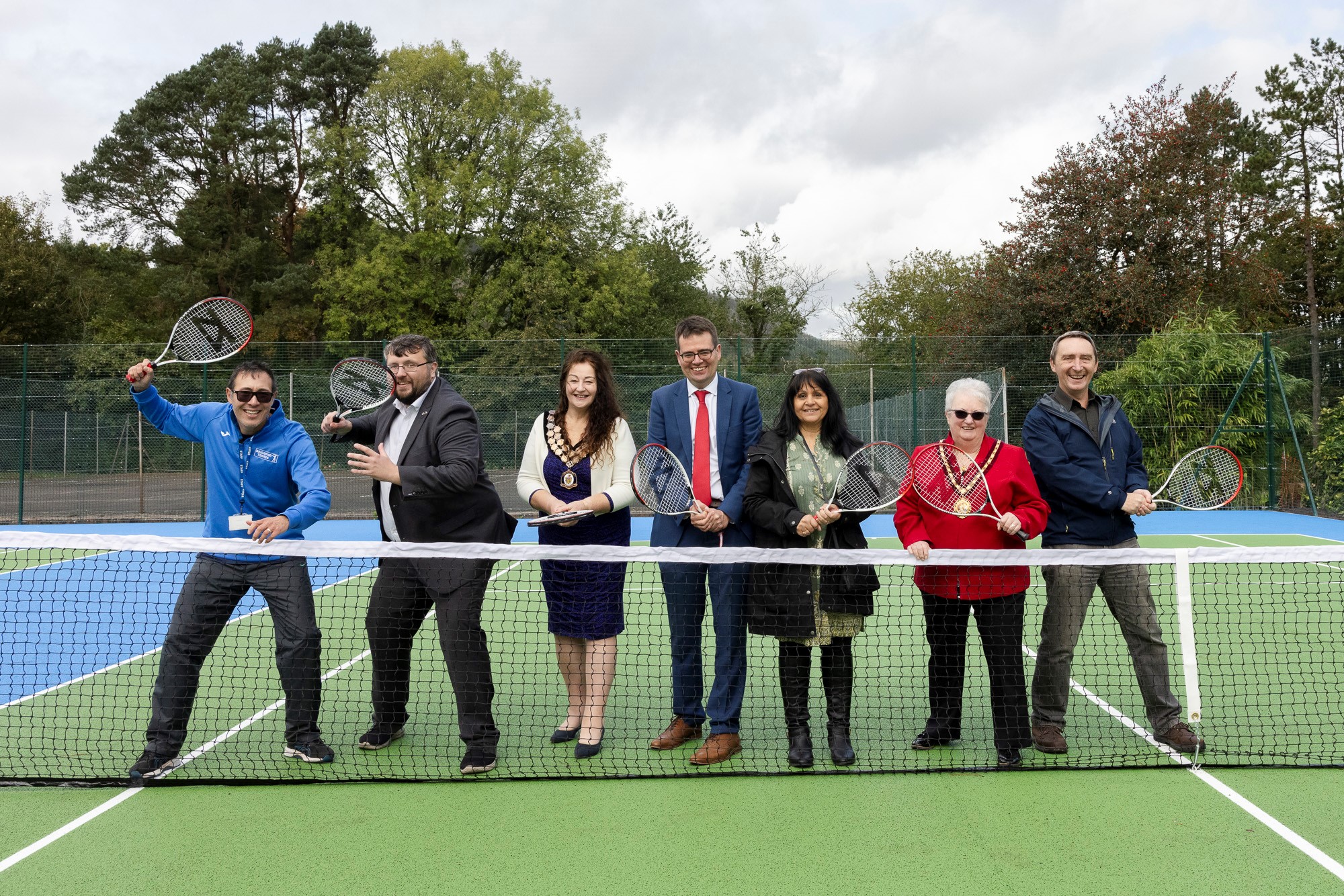 Tennis courts officially reopened after state of the art renovations ...