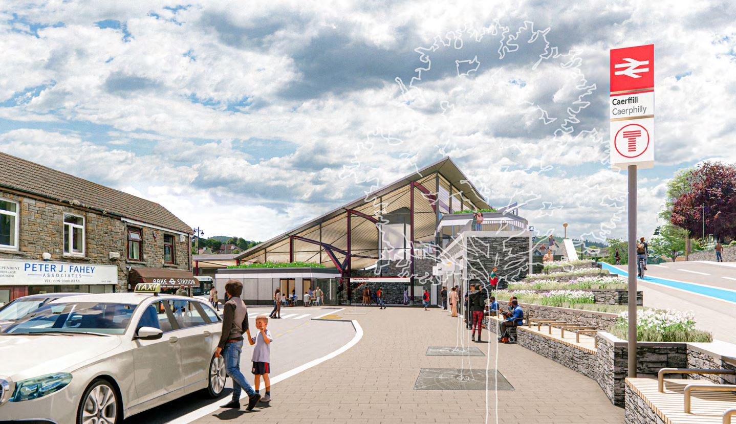 Designs for new Caerphilly bus and rail 'interchange' station unveiled - Herald.Wales
