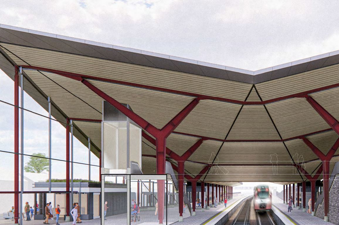 Designs for new Caerphilly bus and rail 'interchange' station unveiled ...