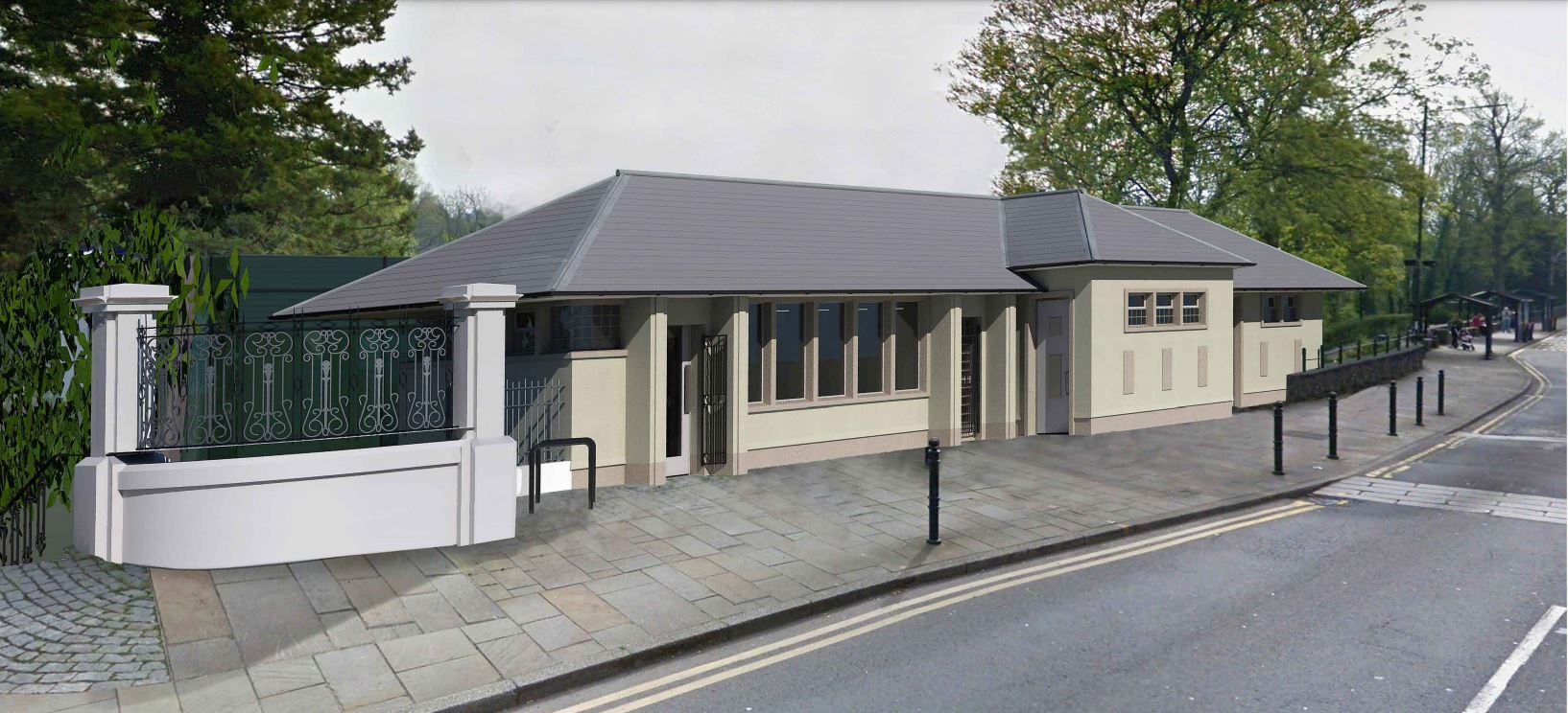 Plans to transform public toilet block into cafe and restaurant redrawn ...
