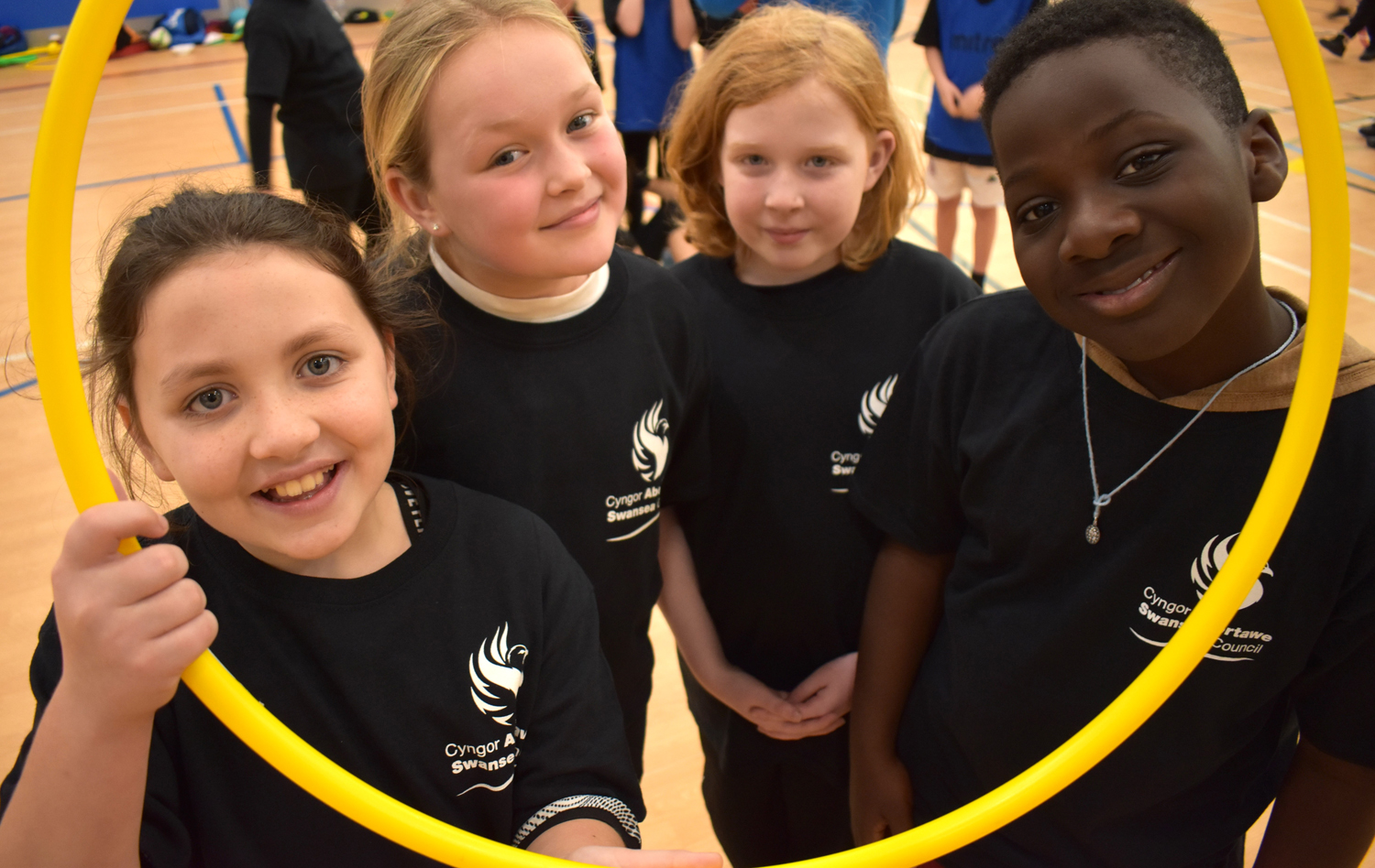 Big day at LC for city’s latest young sports ambassadors - Herald.Wales