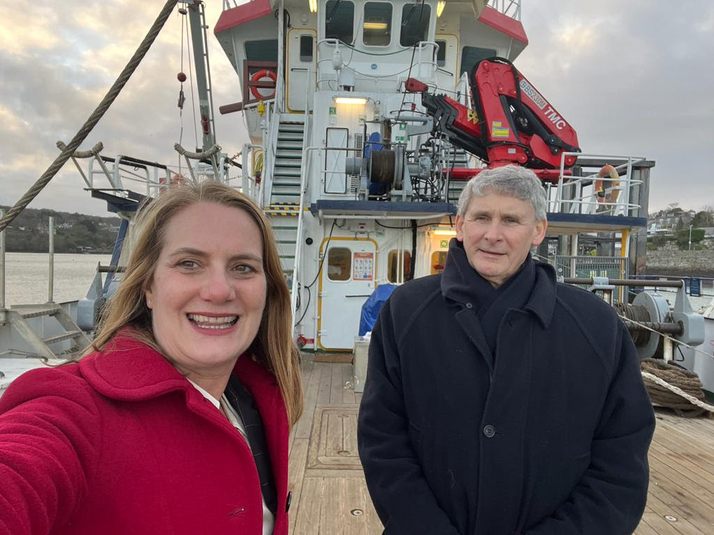 MP visits scientific research ship after it gets £5.5m for retrofit ...