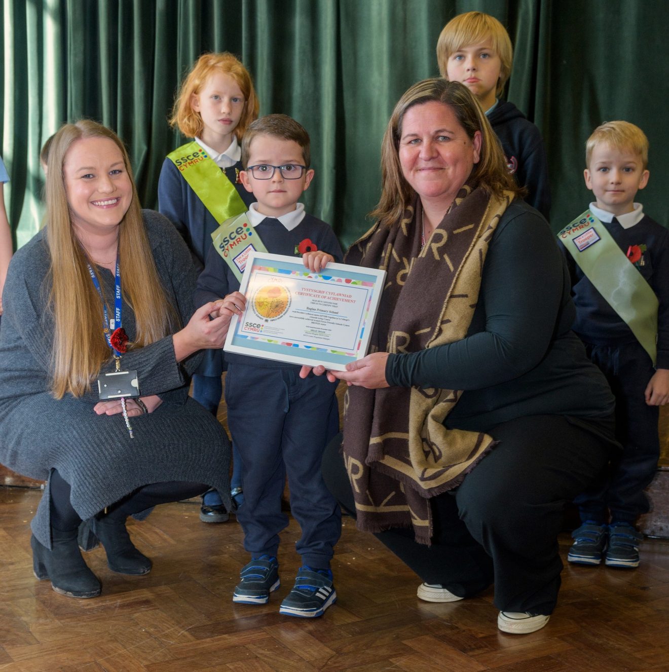 Baglan Primary School’s Bronze Award for supporting the children of ...