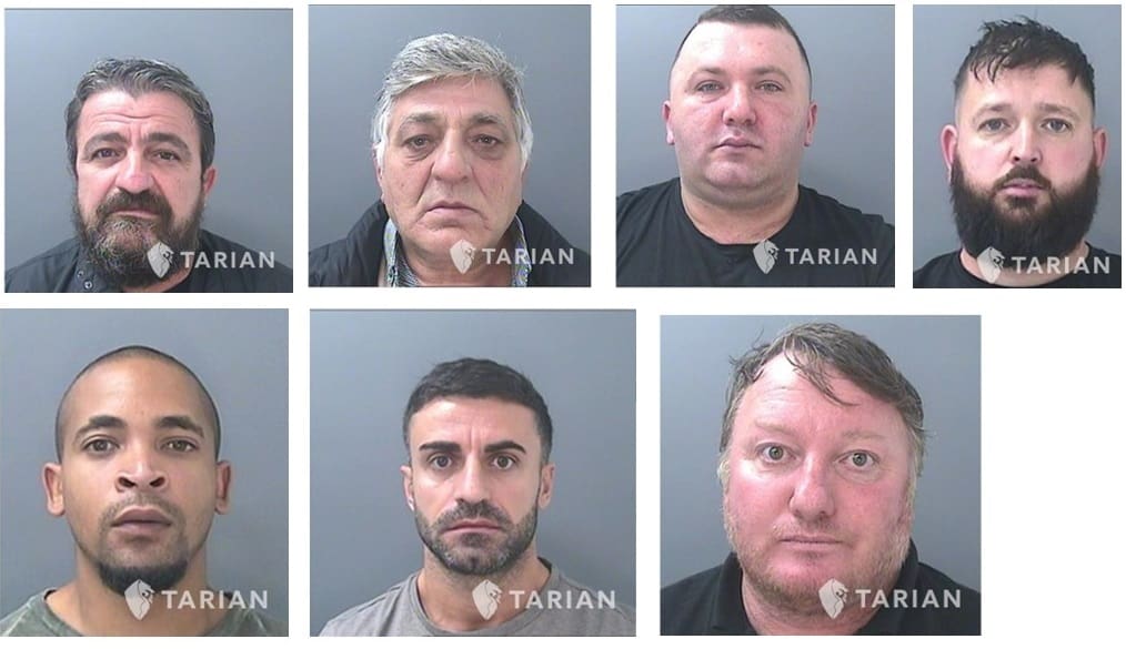 Seven members of organised crime group jailed for more than 92 years ...