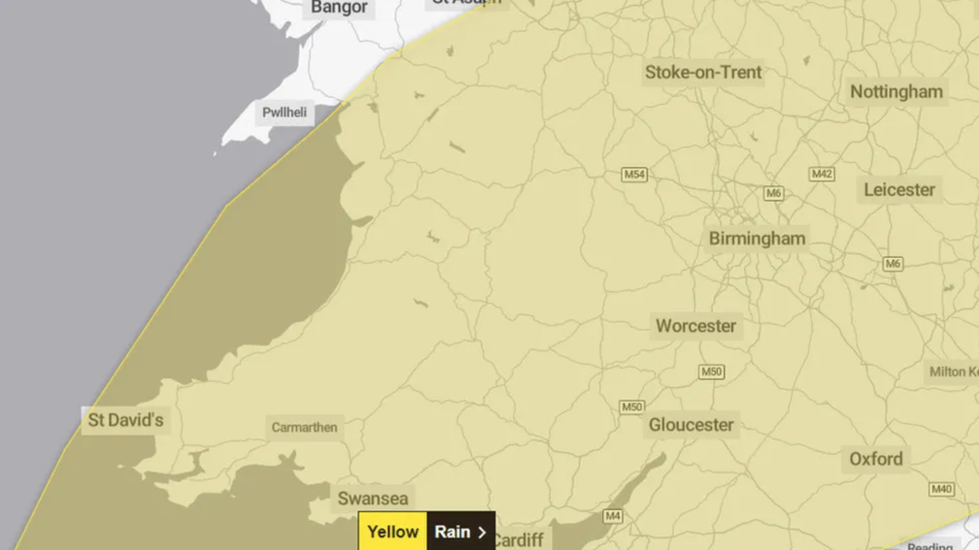 Weather alerts for intense rainfall and strong winds across Wales ...