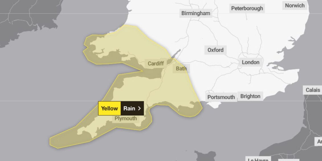 Yellow weather warning issued for rain in Wales - Herald.Wales