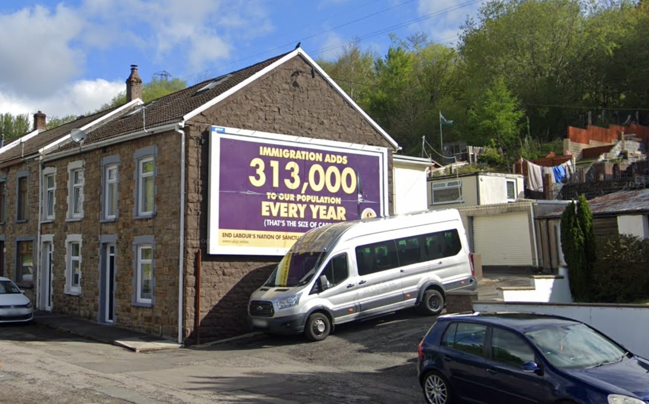 Refusal of planning permission for advertising board in Ebbw Vale ...