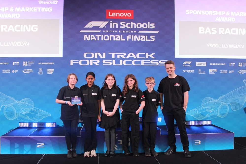 Rhyl primary school's F1 racing team reached the top of the podium in ...