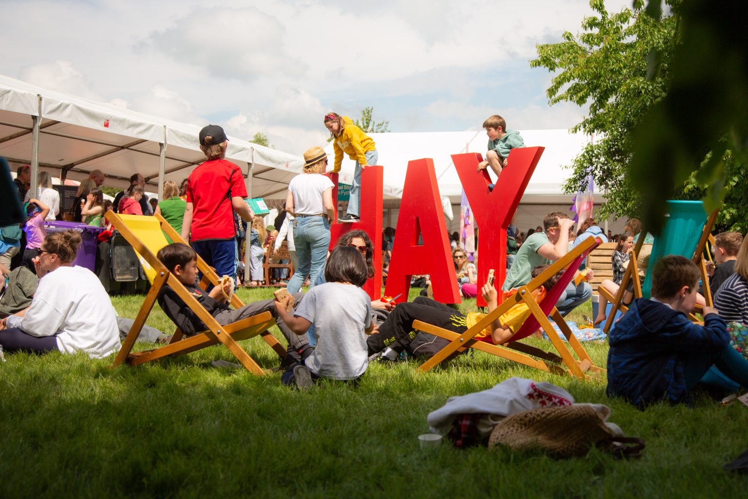 Make Hay while the sun shines…fun in the sun at Hay Festival this ...