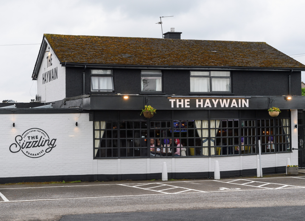The Haywain in Caldicot, Gwent welcomes pub-goers back following an ...
