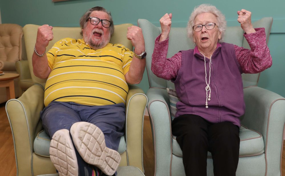 Jim Royle lookalike Wil is a regular visitor to Bryn Seiont Newydd ...