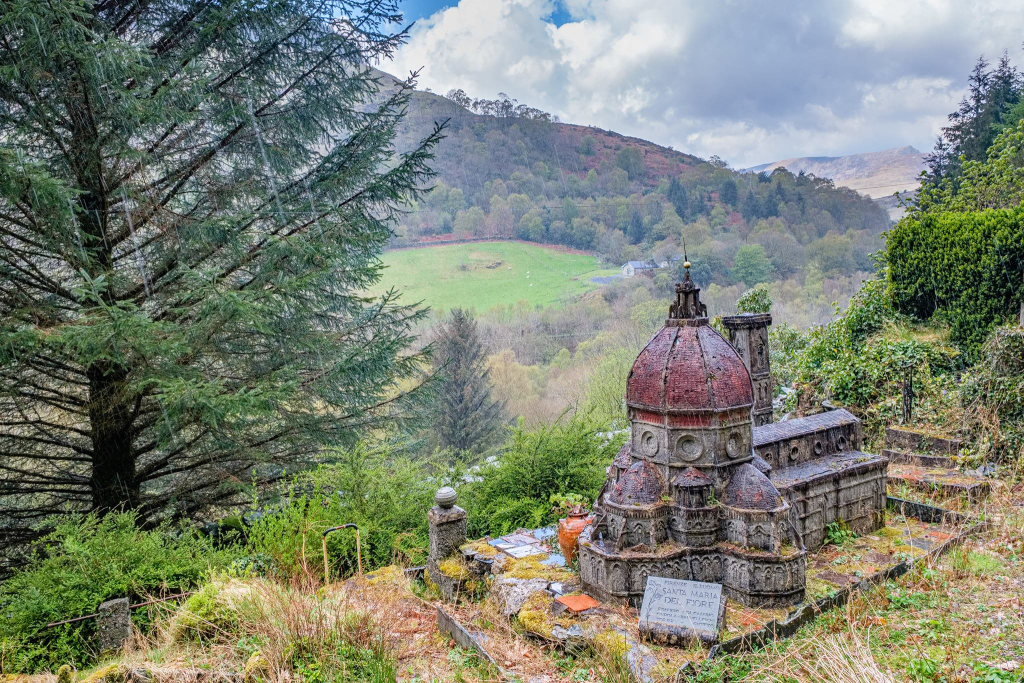 Welsh woodland unveils 'Little Italy' oasis: 200 replica buildings and ...