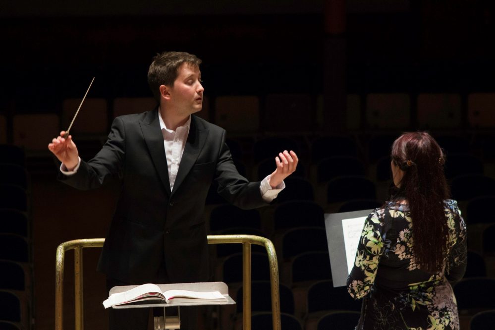 Talented conductor Robert picks up the baton from musical legend after ...
