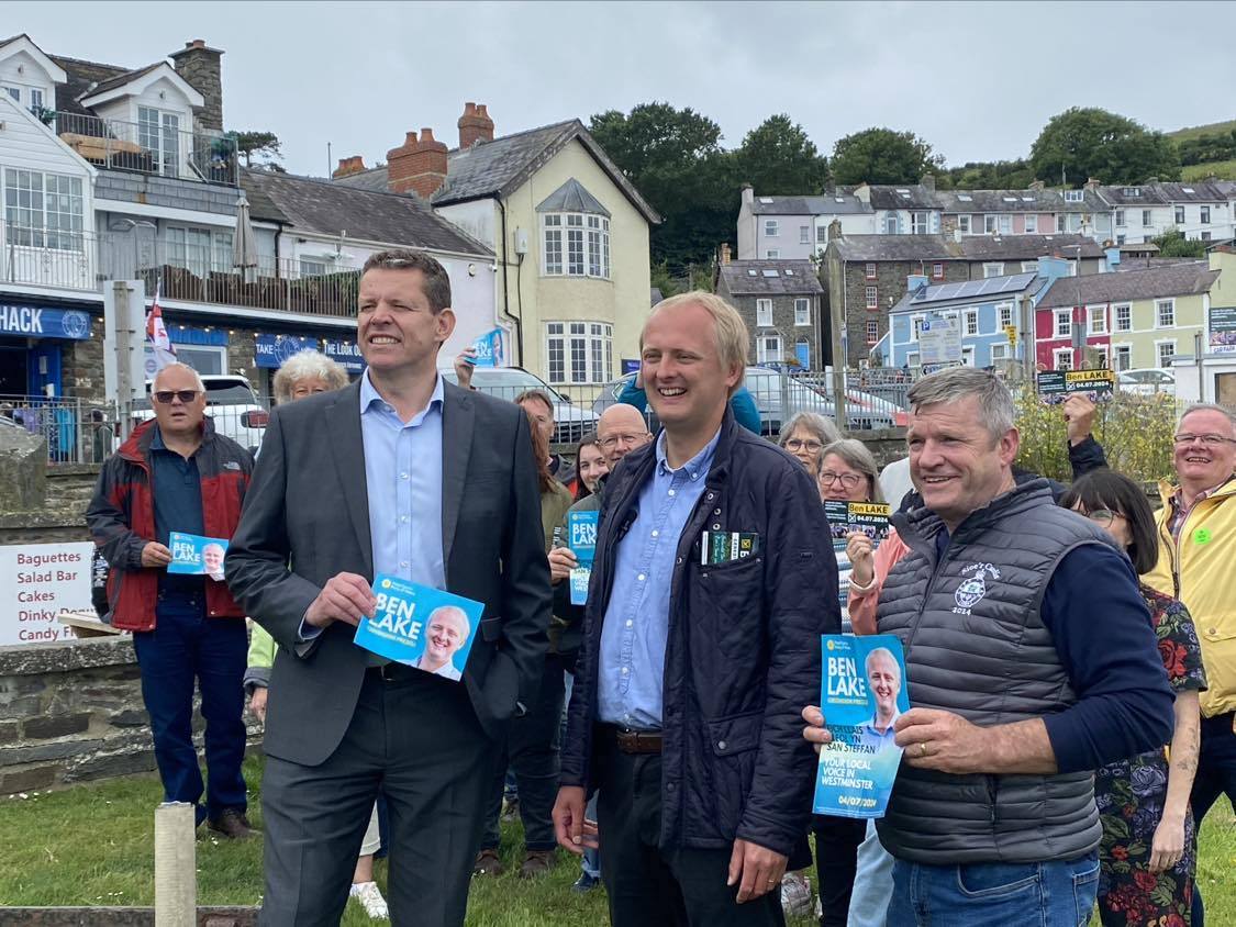 Plaid Cymru election campaign held in New Quay - Herald.Wales
