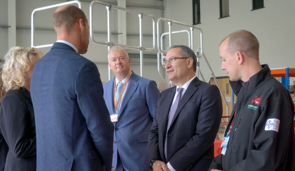 The Prince of Wales visits Wales Air Ambulance during Air Ambulance ...