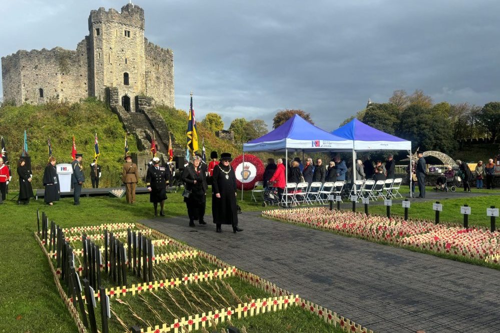 The Field of Remembrance opens in Cardiff Castle Grounds - Herald.Wales