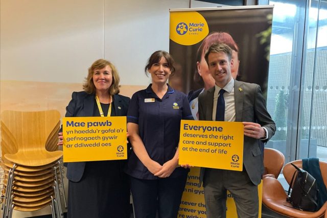 Sam Rowlands MS highlights the work of national charity, Marie Curie ...