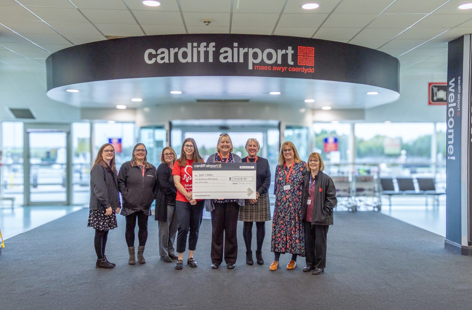 Cardiff Wales Airport raises thousands for life saving charity - Herald ...