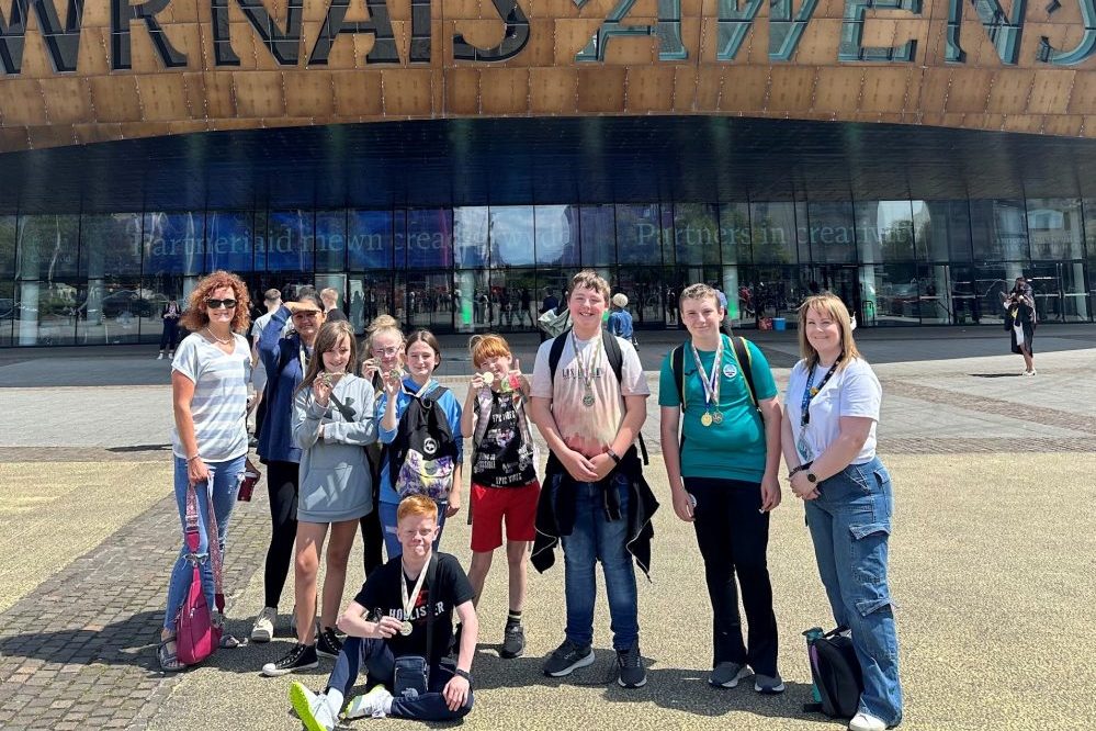 Cynffig Comprehensive School receives gold award for championing the ...